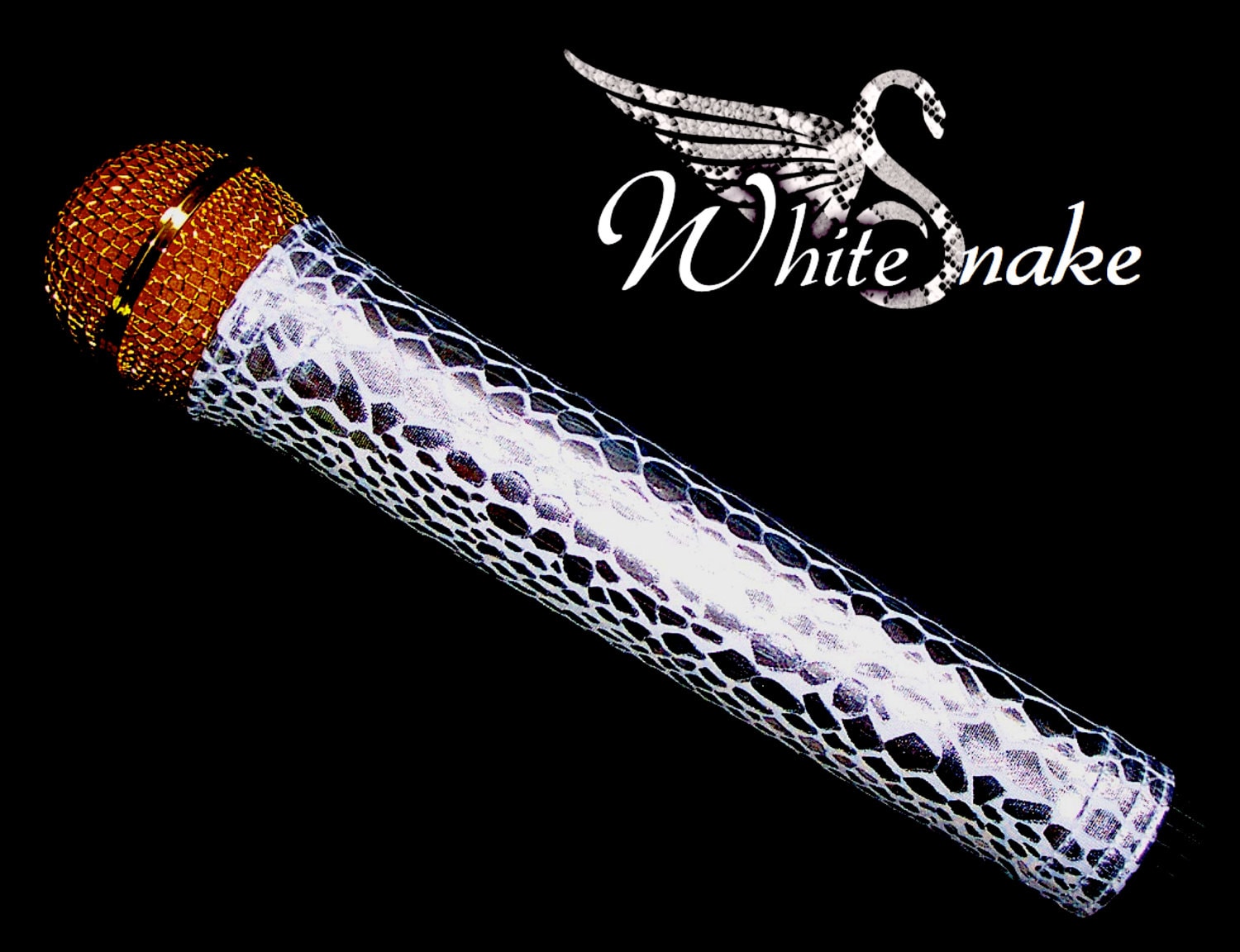 MICROPHONE COVER (white Snake) for CORDLESS Microphones - Etsy