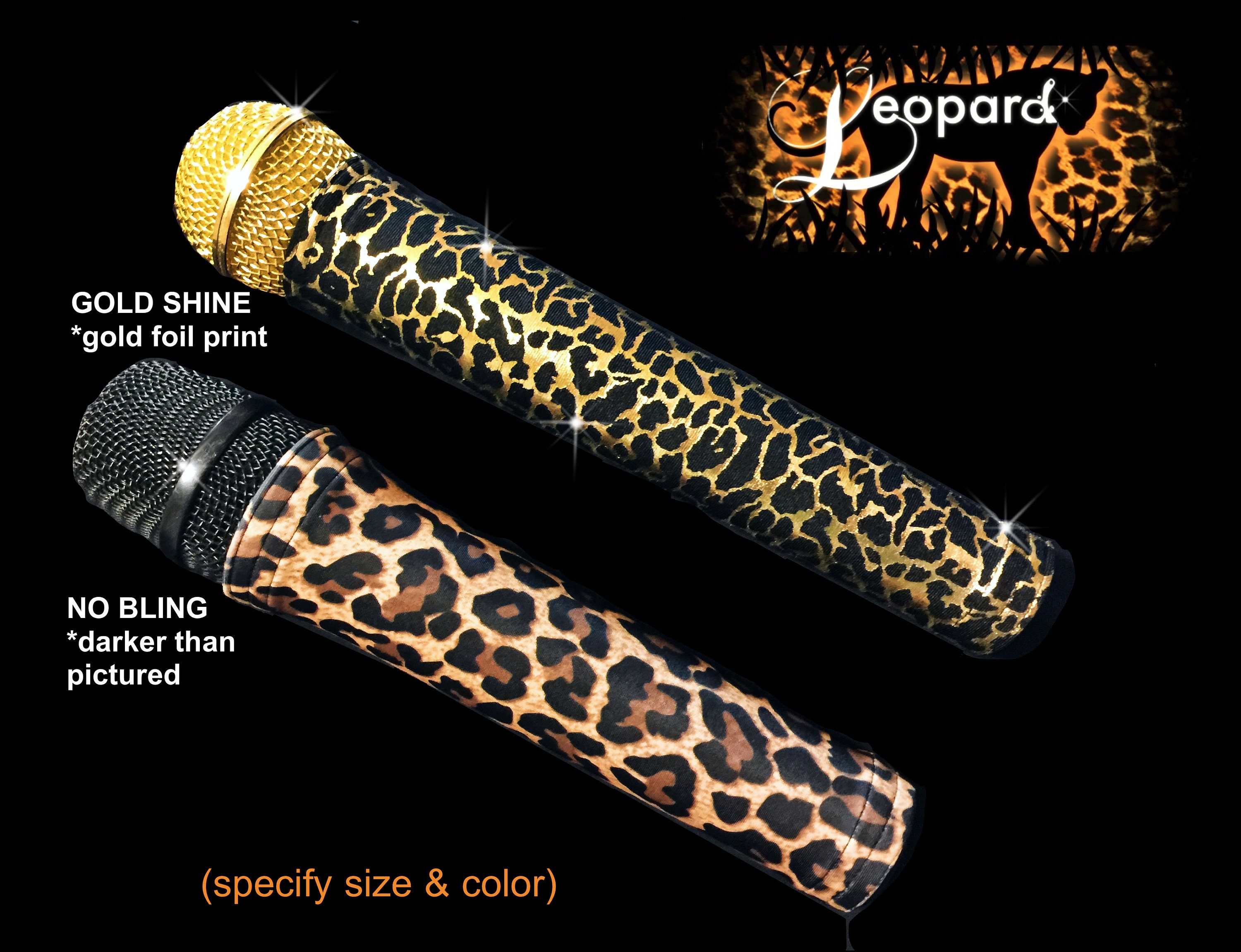 KARAOKE Microphone Sleeves for CORDLESS Mics - Etsy