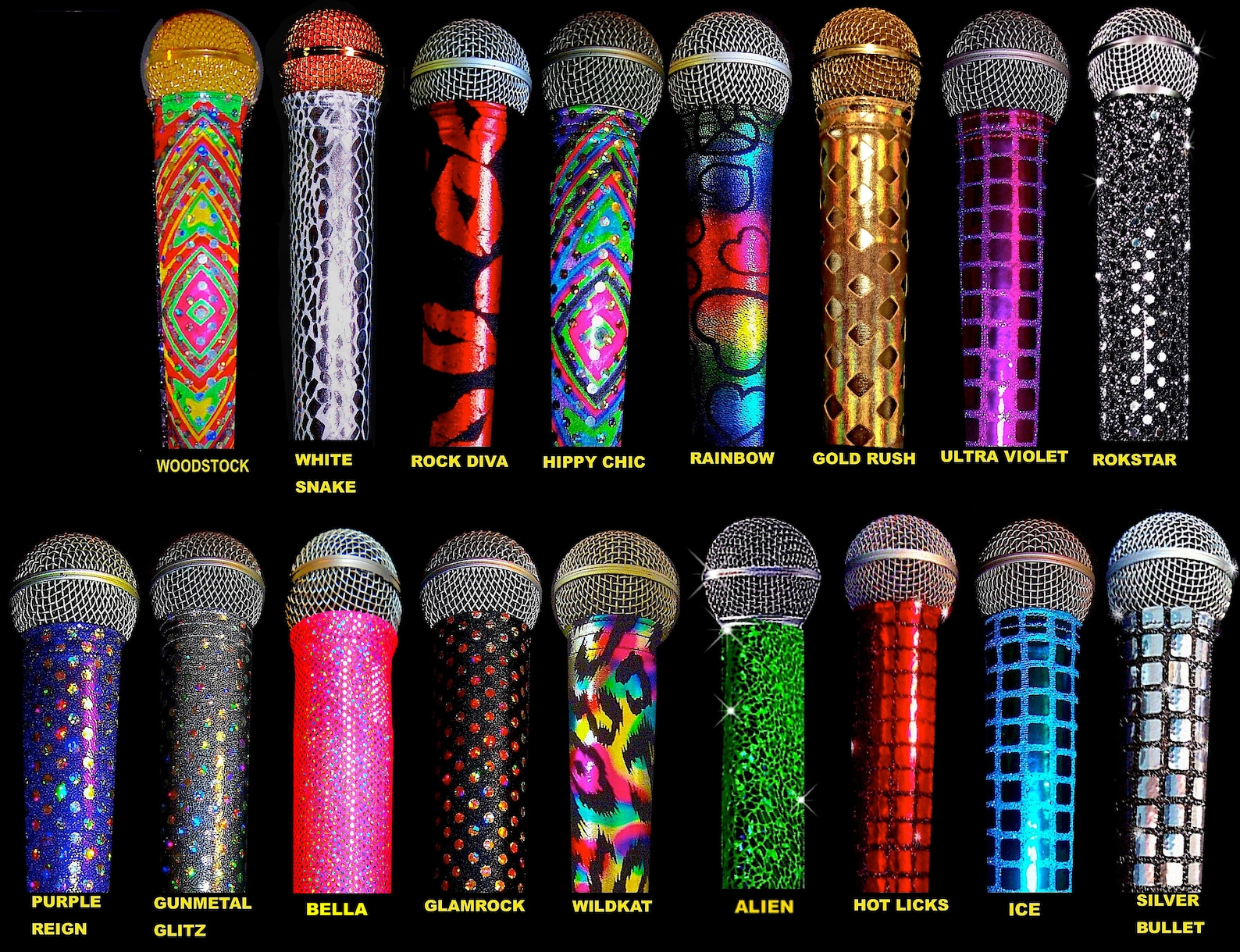KARAOKE Microphone Sleeves for CORDLESS Mics - Etsy