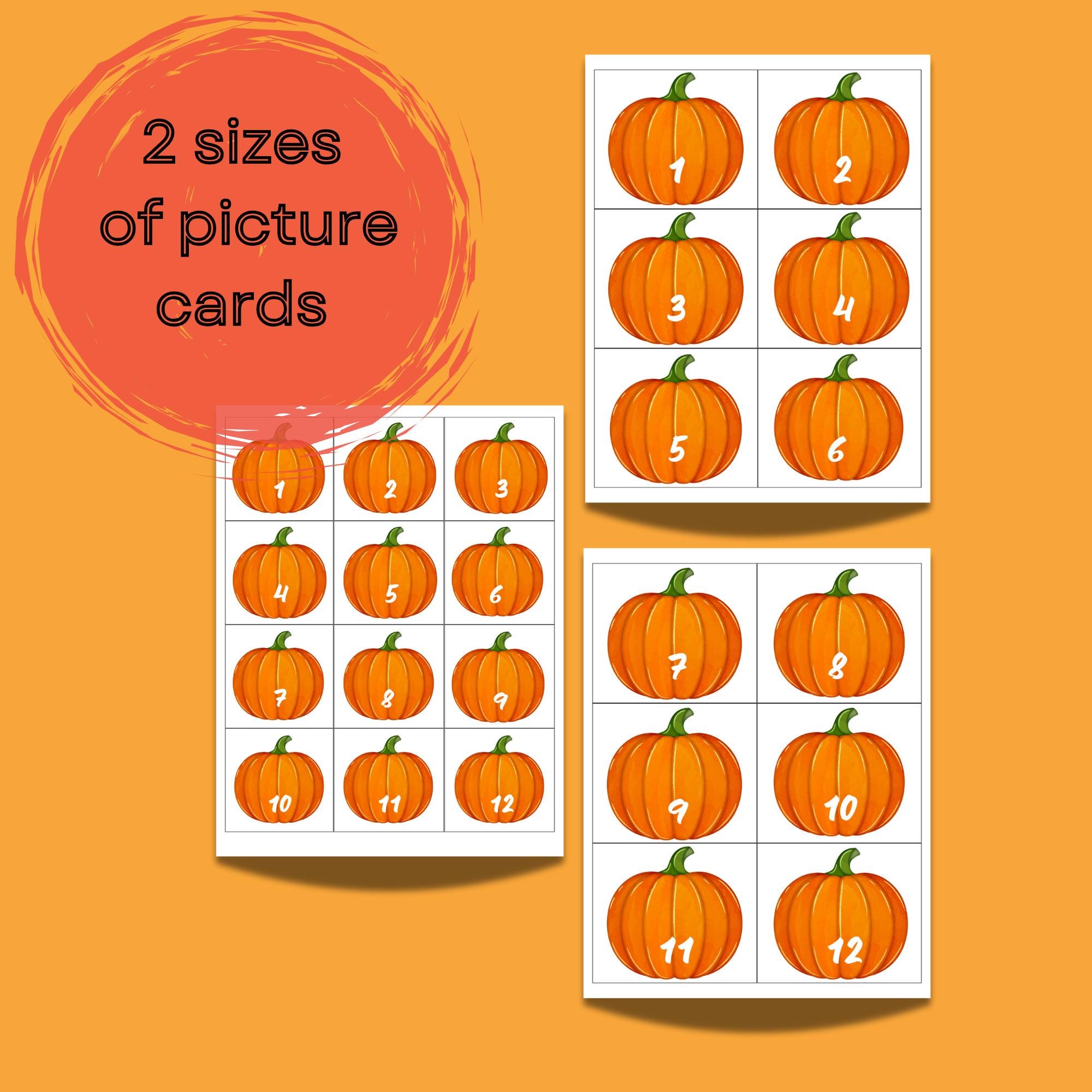 Halloween Pumpkin Scavenger Hunt Game Kids Party Games Printable Fall ...