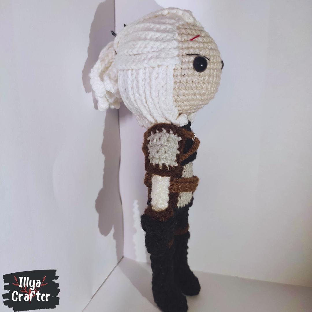 Witcher Geralt From Rivia Crochet Pattern - Etsy