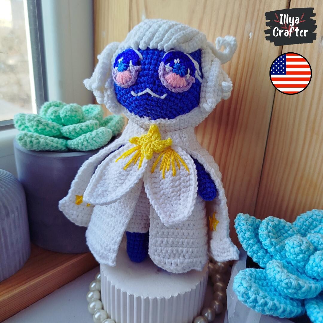 Faewish Sprite Infinity Nikki Game Cute Fantasy Fairy Spirit Crochet ...