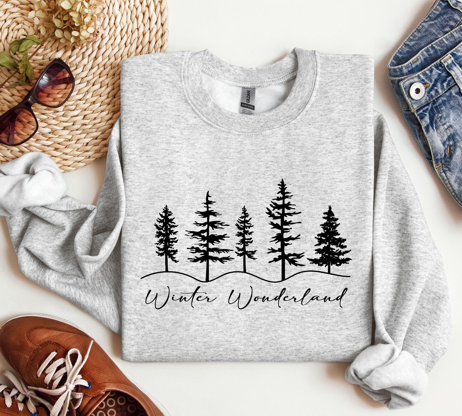 Winter Wonderland, Winter Sweatshirt, Christmas Shirt for Women, Winter ...