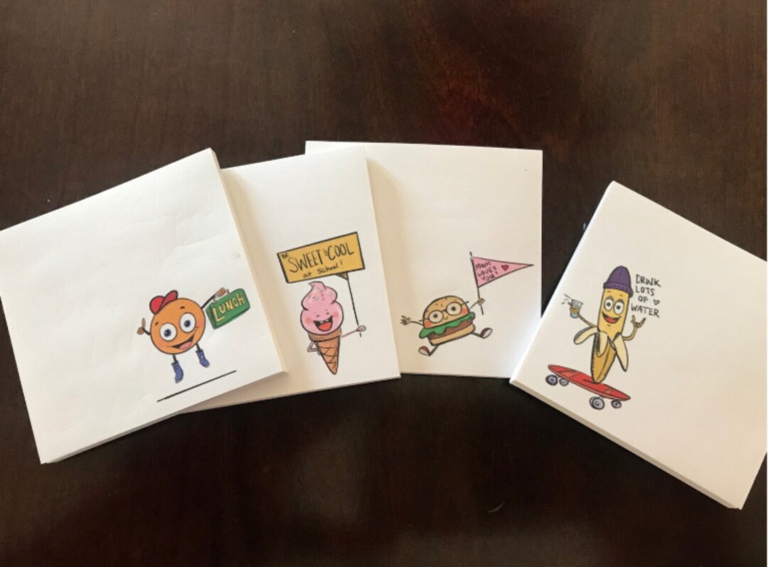 Lunch Notes School Lunch Love Notes Lunch Letters Back to - Etsy