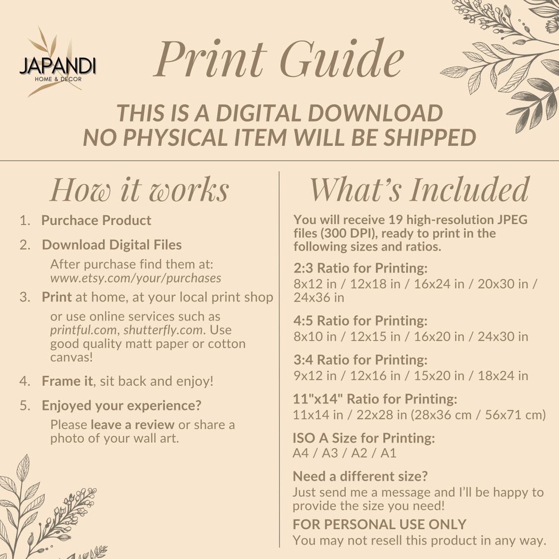 Zen Rock Garden–japandi Minimalist Wall Art, Wabi-sabi Digital Print ...