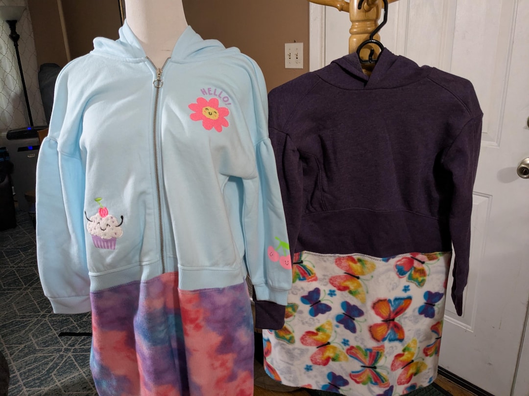 Wheelchair Adapted Jacket: Attached Fleece Lap Blanket, Open Back ...