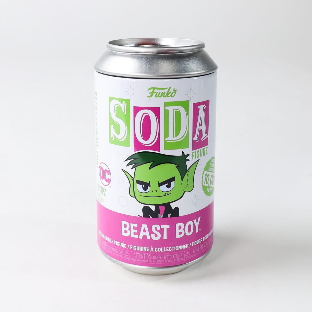Funko Vinyl Soda: DC Teen Titans Go! - Metal Beast Boy - Etsy