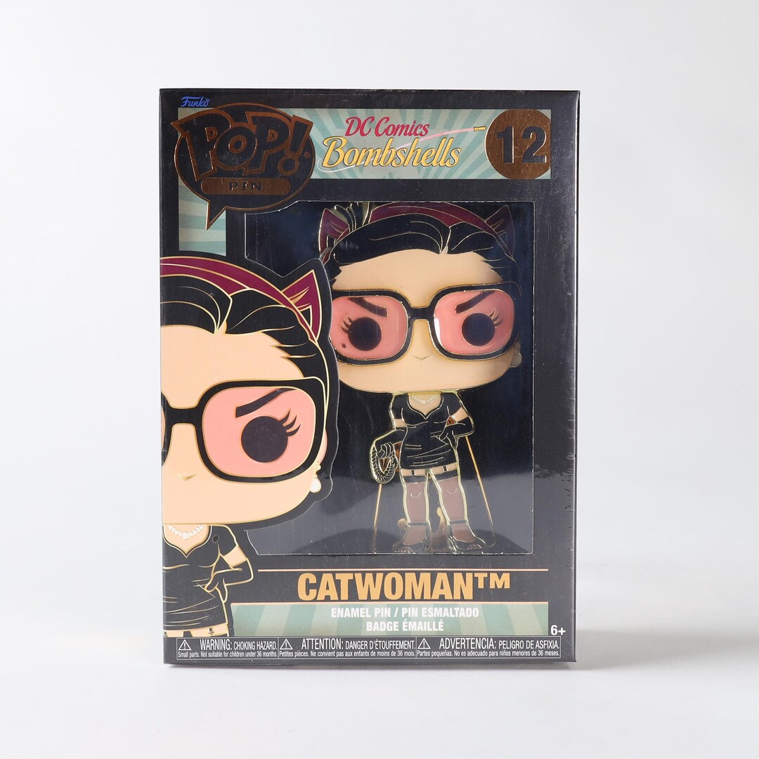 Funko POP! Pins DC Comics Bombshell Catwoman #12 - Etsy