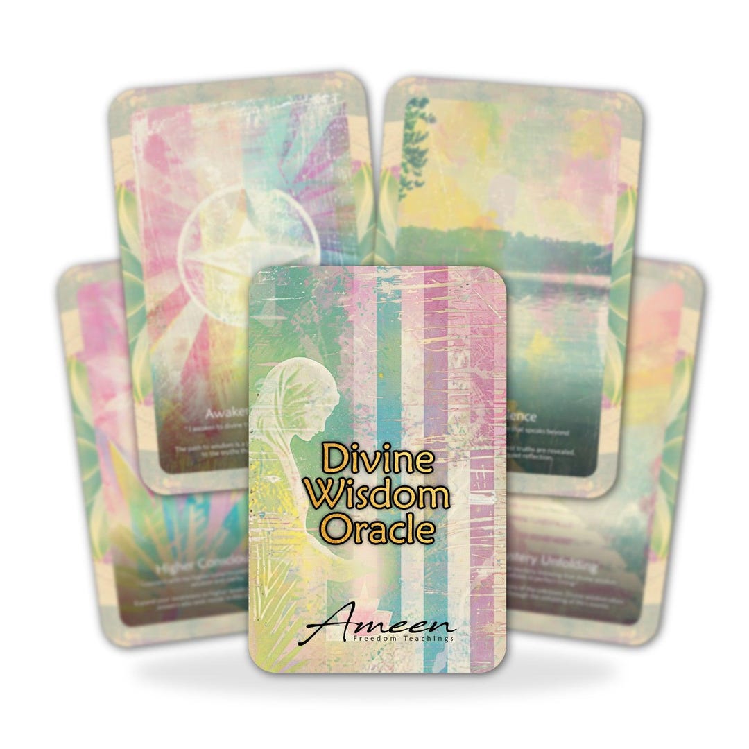 Divine Wisdom Oracle - 22 Oracle Cards - Access Higher Knowing ...
