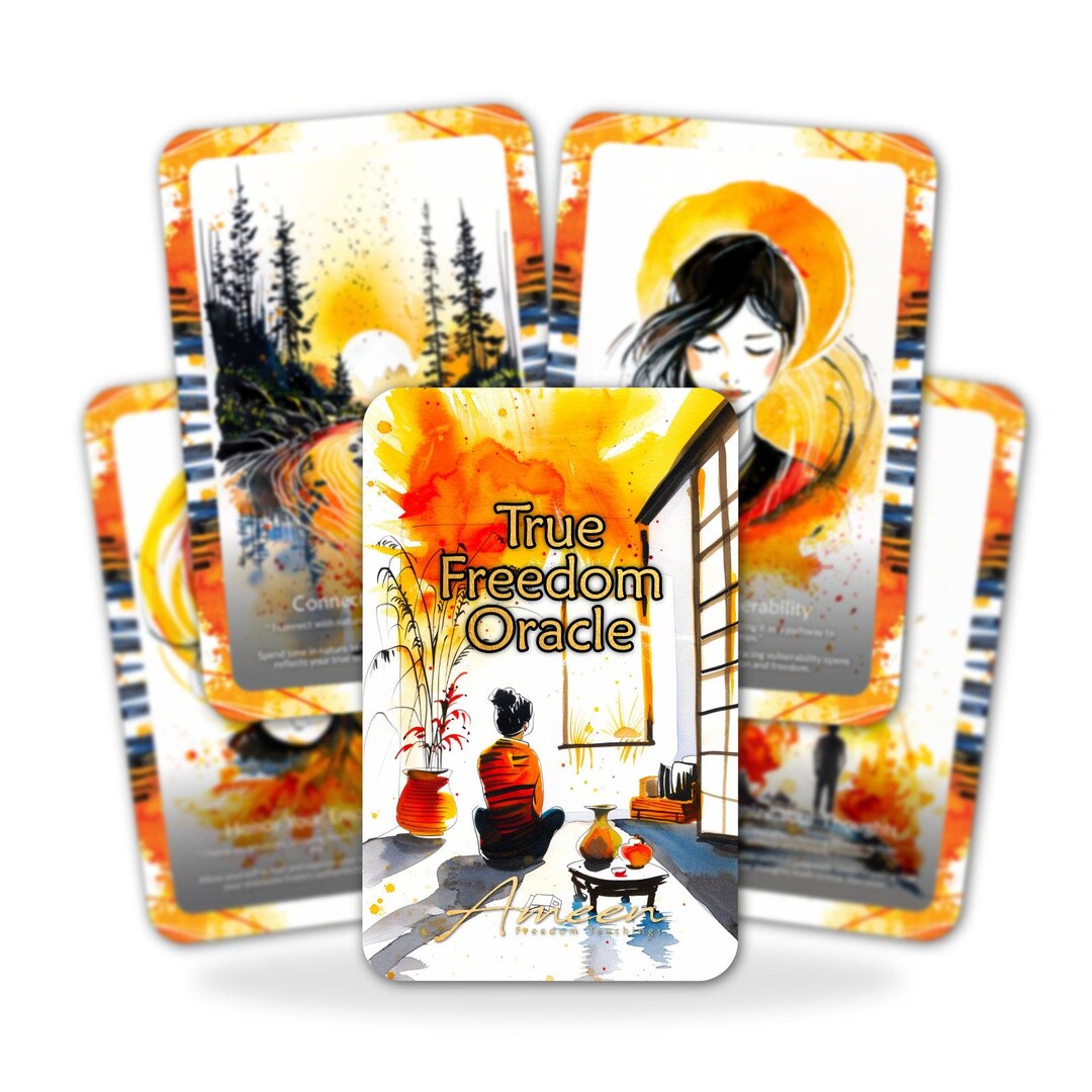 True Freedom Oracle - 22 Oracle Cards - Break Free From Limiting ...