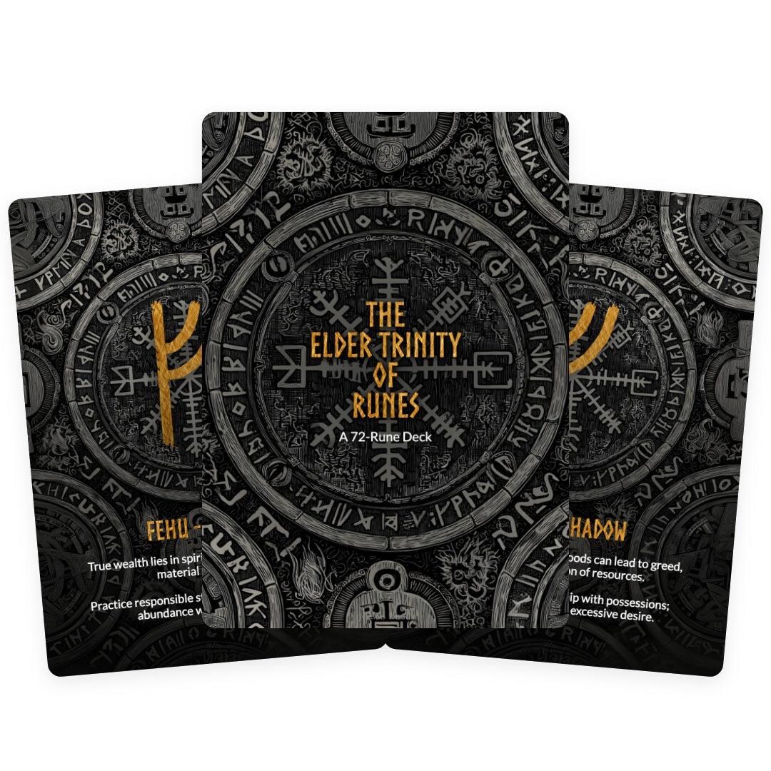 Elder Trinity Runes Oracle – 72-card Deck, Ancient Wisdom - Etsy
