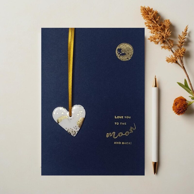 Clay Heart Keepsake Cards - Etsy
