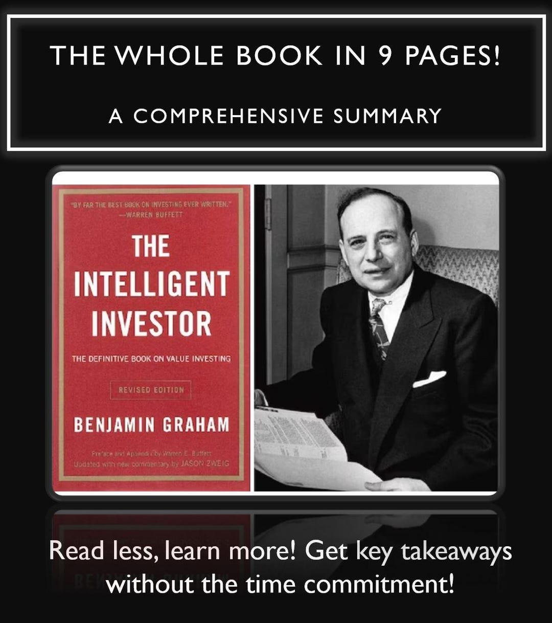 The Intelligent Investor in 9 Pages A Comprehensive Summary - Etsy