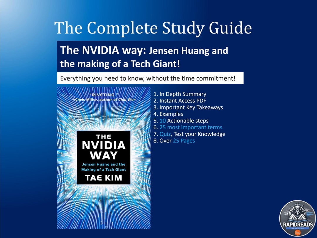The Nvidia Way: Jensen Huang and the Making of a Tech Giant. Book ...