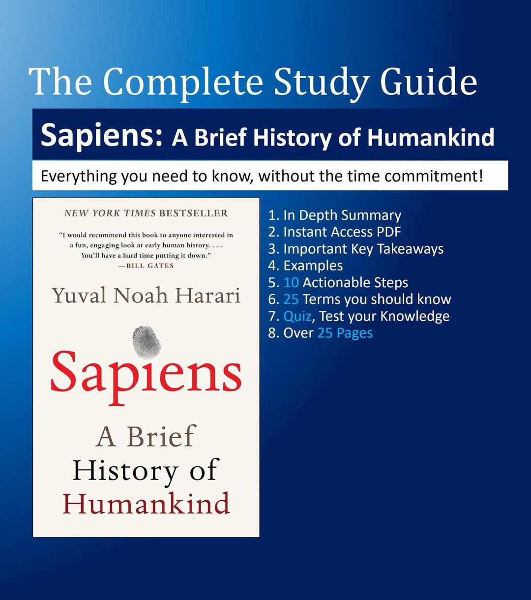 Sapiens: A Brief History of Humankind. From Stone Age to AI. Complete ...