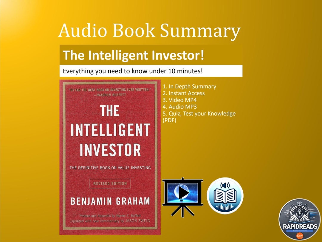 The Intelligent Investor, the Definitive Book on Value Investing, Benjamin Graham, Audio Book ...