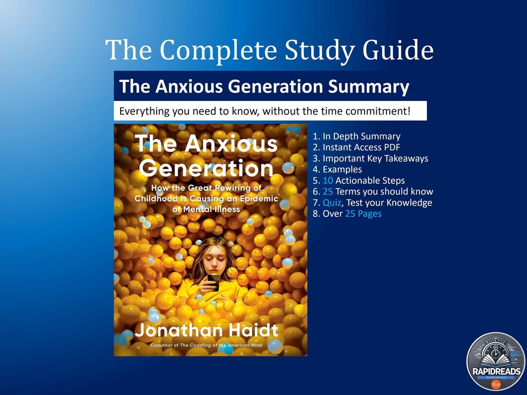 The Anxious Generation: How the Great Rewiring of Childhood is Causing ...