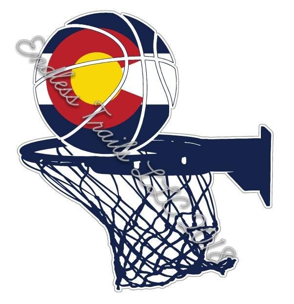 Colorado Logo With Basketball and Net - Etsy