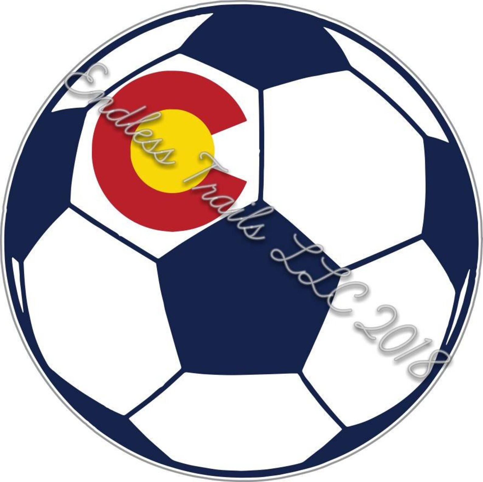 Colorado Logo Soccer Ball - Etsy