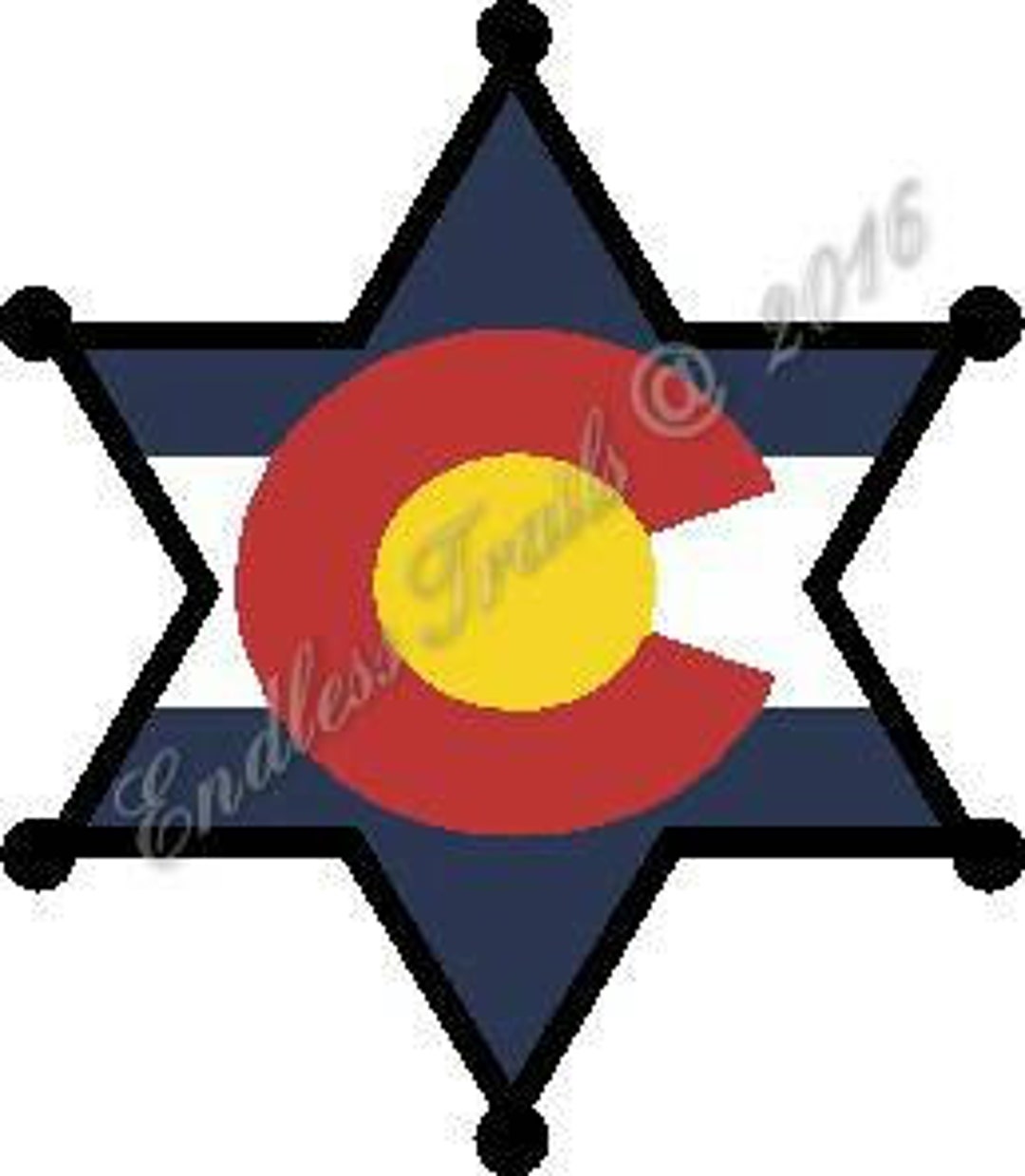 Colorado Logo Deputy Star Ranger Badge - Etsy