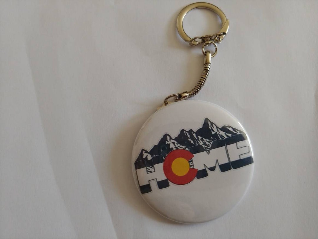 Colorado Logo Designs on Button Key Chain - Etsy