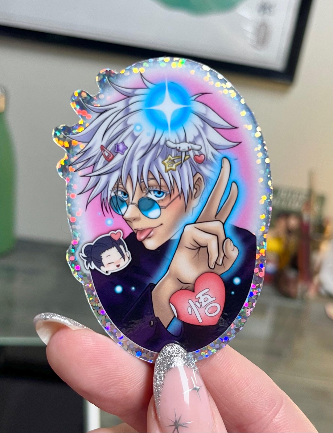 Sticker, Jujutsu Kaisen, Gojo Satoru, Gojo Sticker, Anime Sticker ...