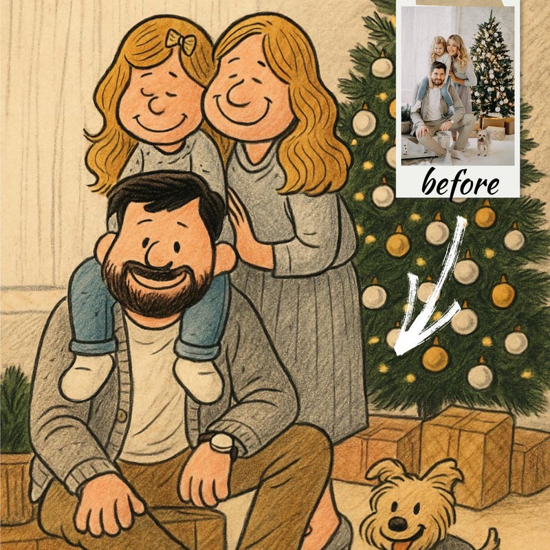 Peanuts Family Cartoon - Etsy