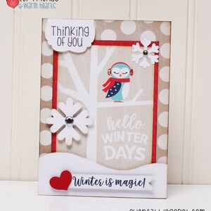 Card Making Kit, Winter Friends, Warm Hearts Card Making Kit, Winter ...