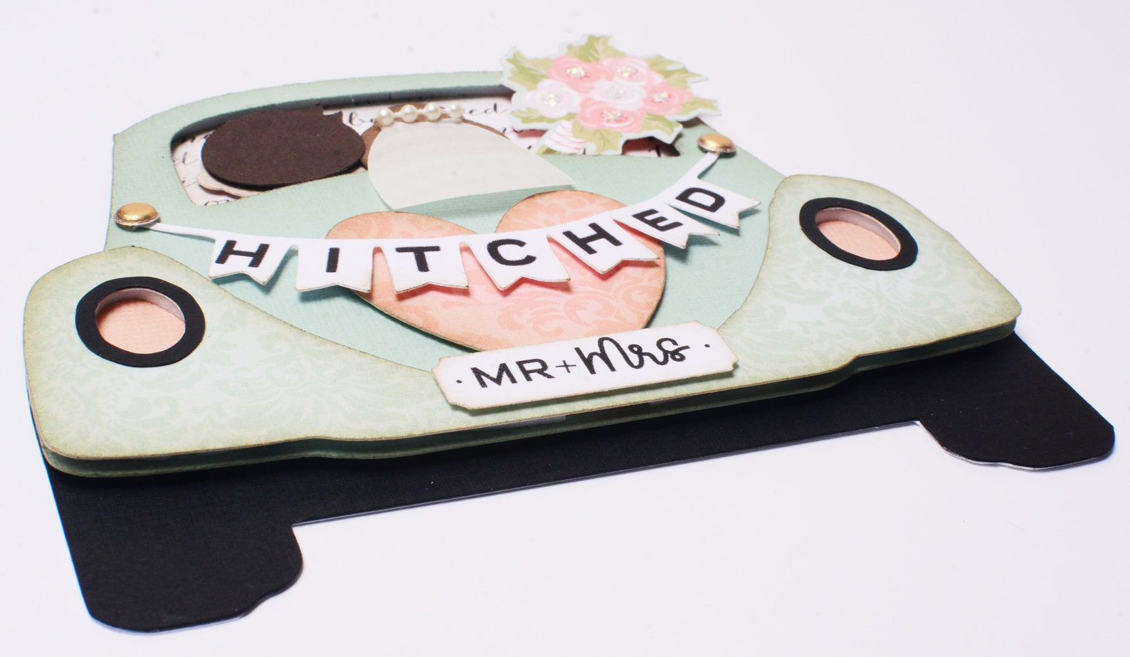 Hitched Card Making Kit, Wedding Card Kit, Bridal Shower Cards, Wedding ...