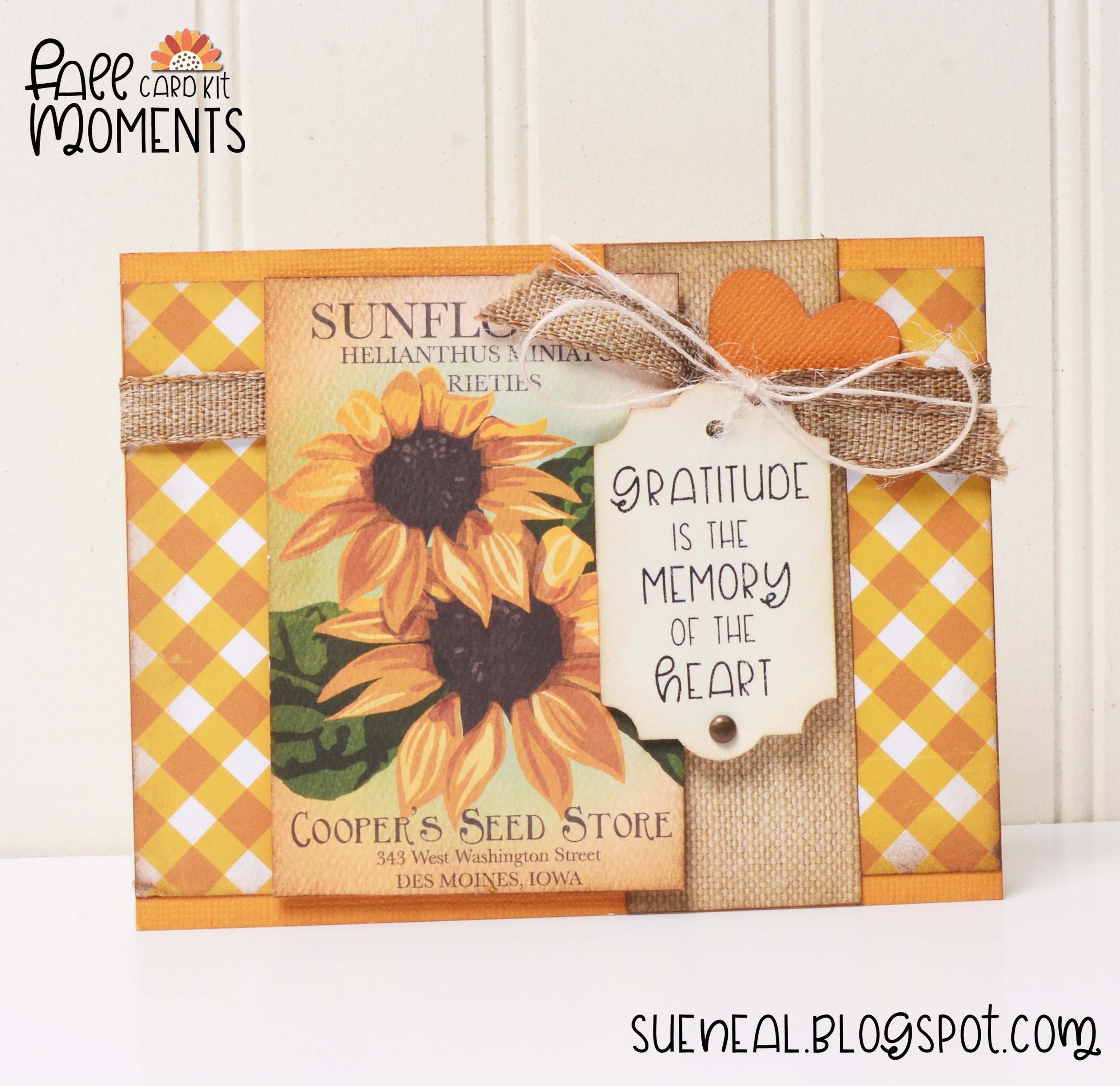 FALL MOMENTS Card Making Kit, Autumn Greeting Cards, Vintage Fall Cards ...