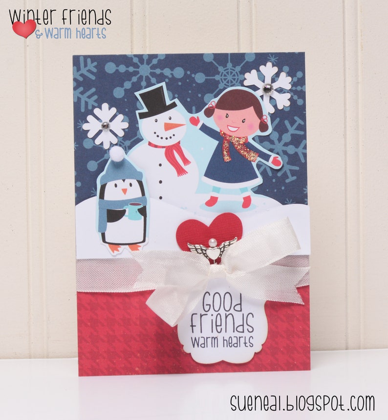 Card Making Kit, Winter Friends, Warm Hearts Card Making Kit, Winter ...