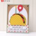 Fast Food FUN CARD Making Kit, DIY Card Kit, Pizza Card, Hamburger Card ...