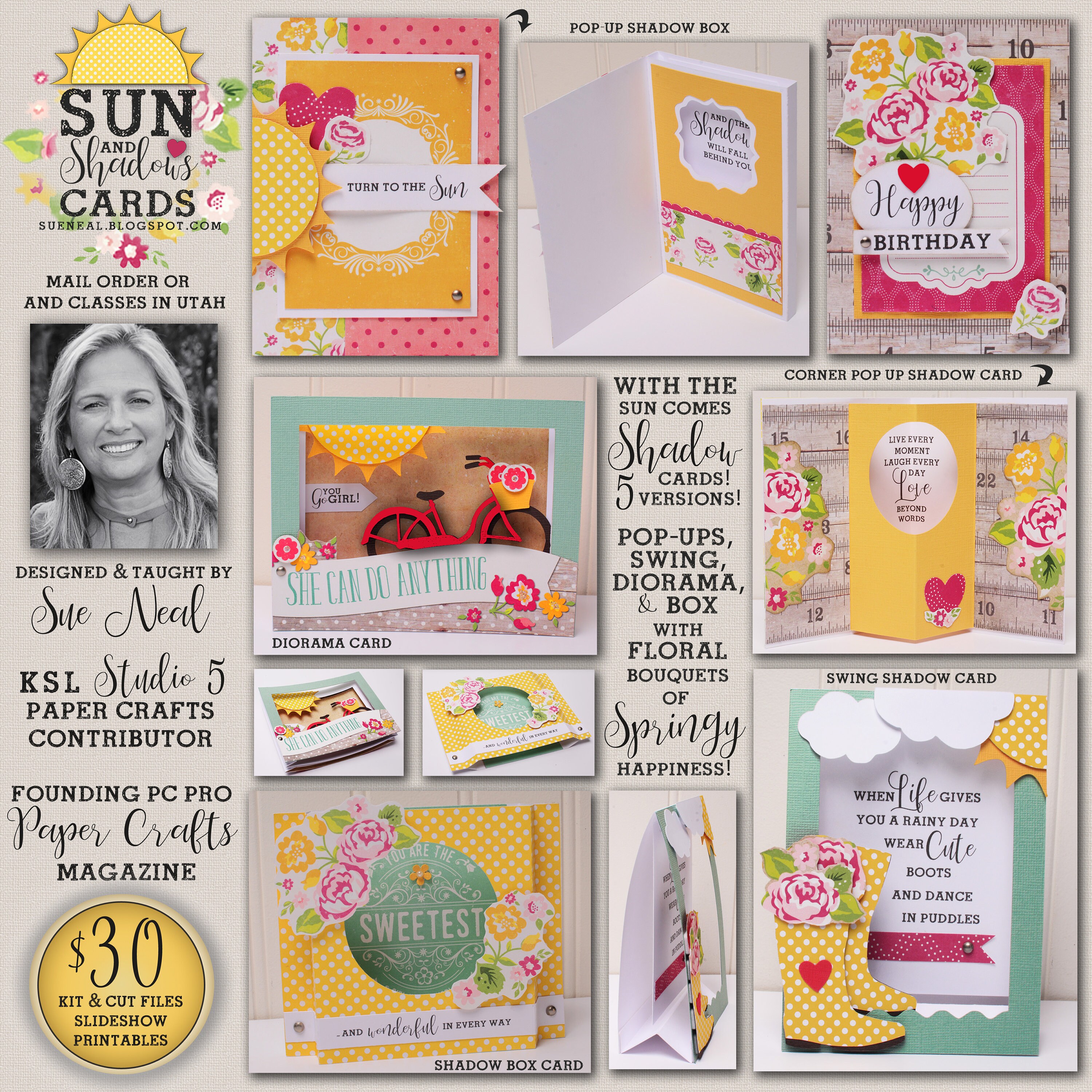 Card Making Kit: SUN & SHADOWS Cards - Etsy