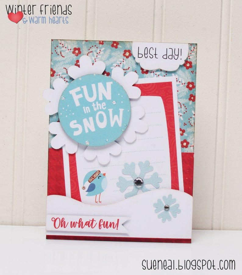 Card Making Kit, Winter Friends, Warm Hearts Card Making Kit, Winter ...