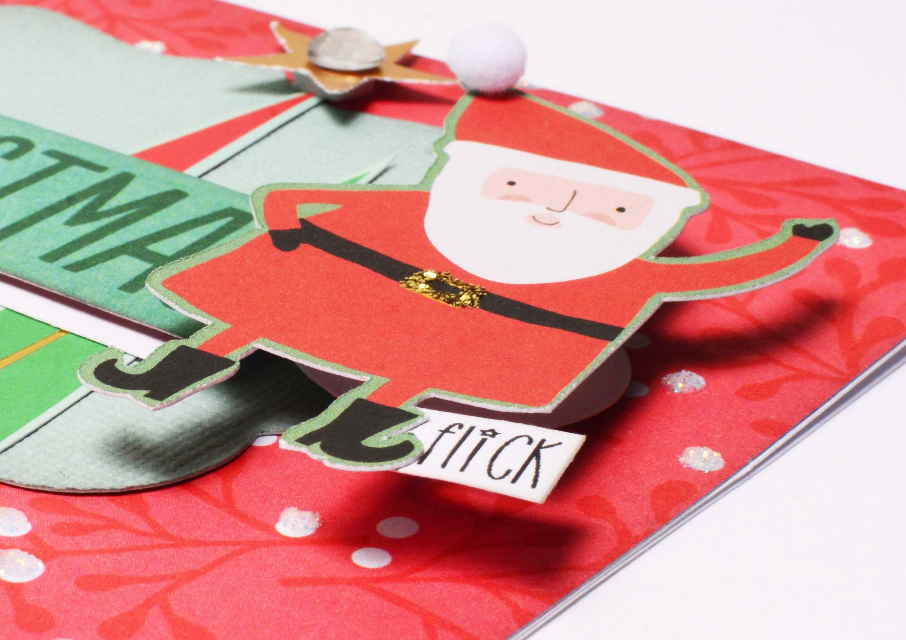 HAPPY SANTA Card Making Kit, DIY Christmas Cards, Wobble Santas ...