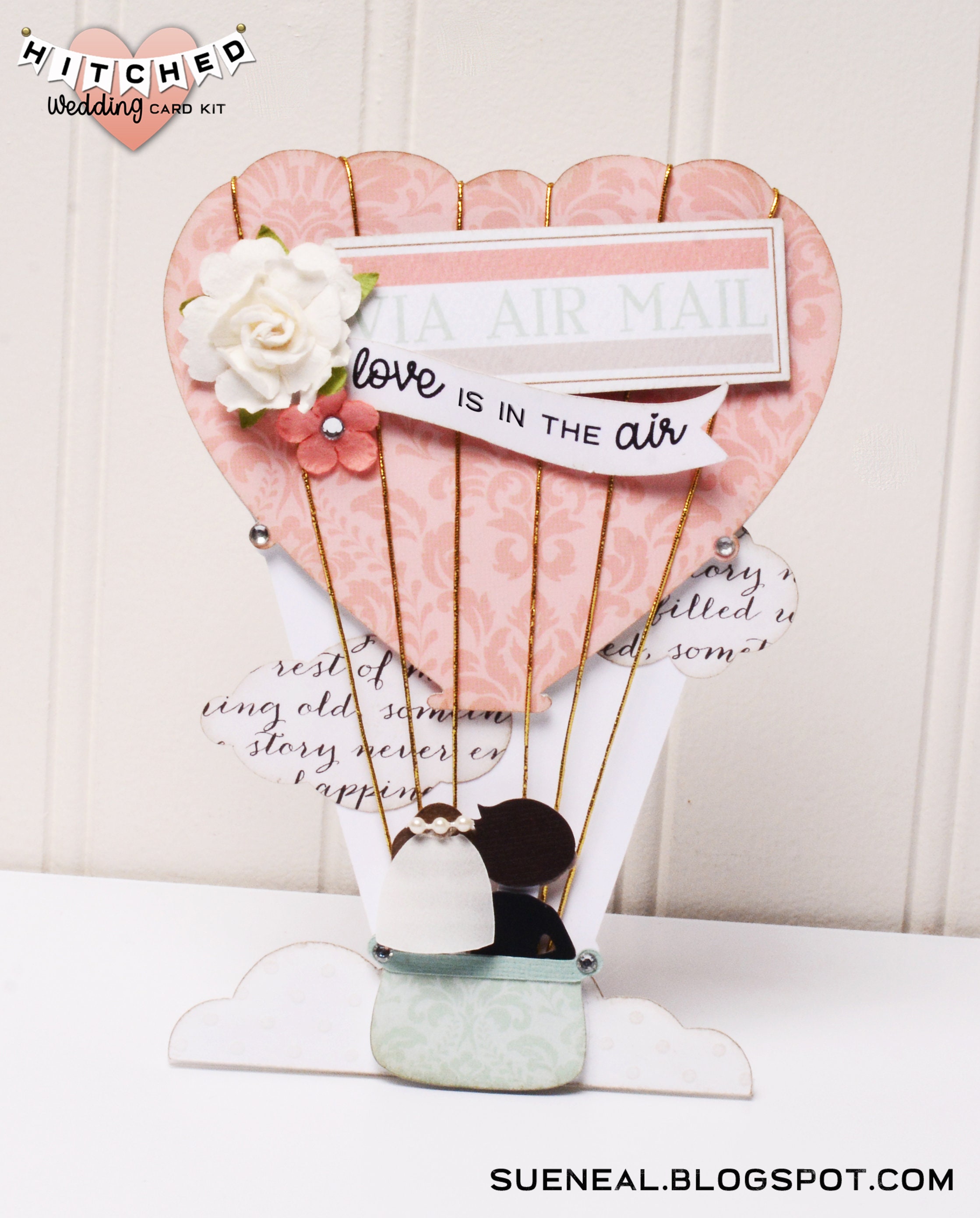 Hitched Card Making Kit, Wedding Card Kit, Bridal Shower Cards, Wedding ...