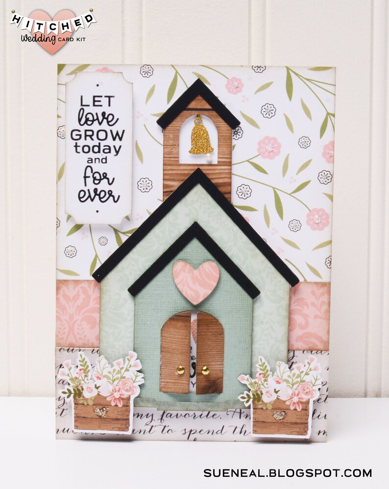 Hitched Card Making Kit, Wedding Card Kit, Bridal Shower Cards, Wedding ...