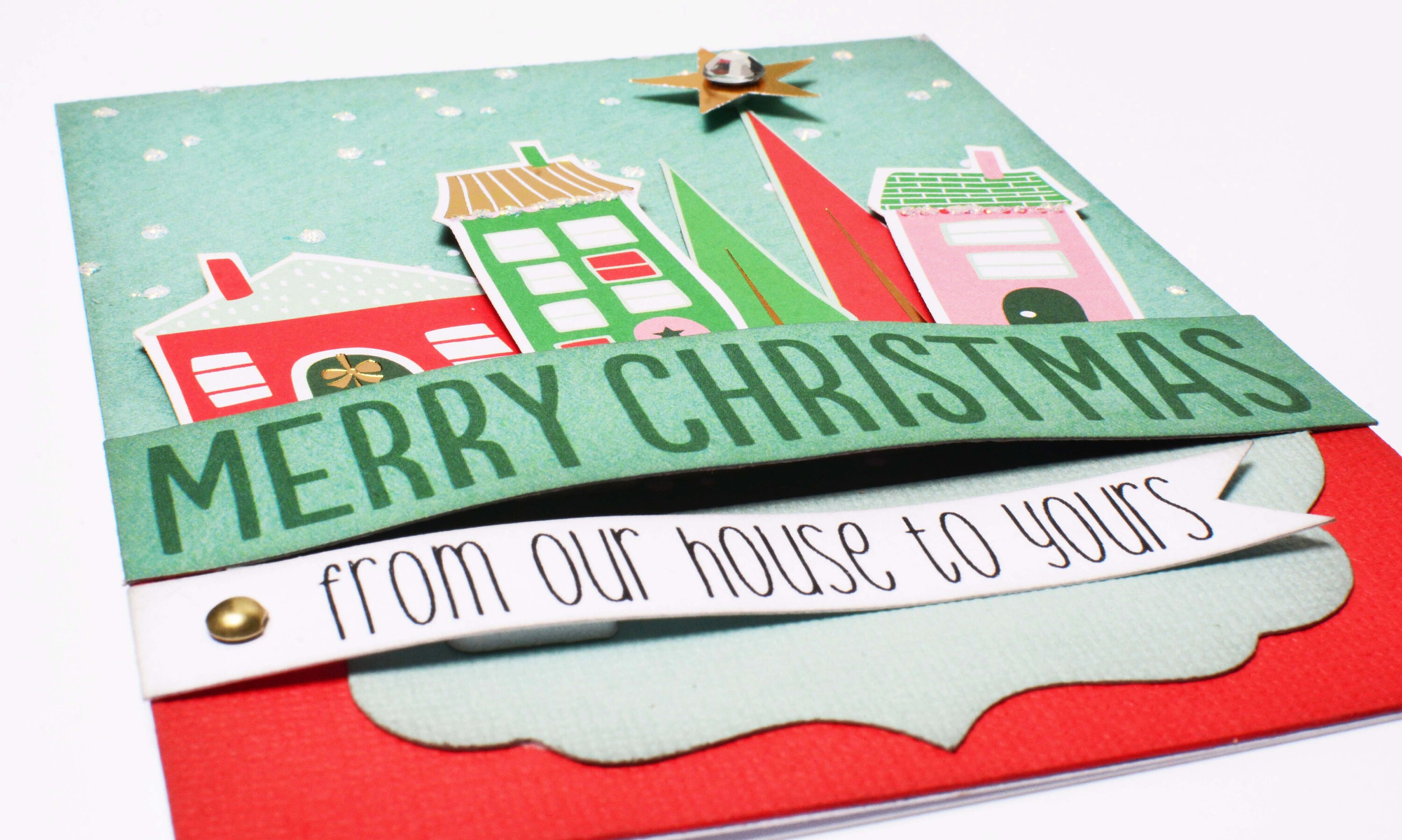 HAPPY SANTA Card Making Kit, DIY Christmas Cards, Wobble Santas ...