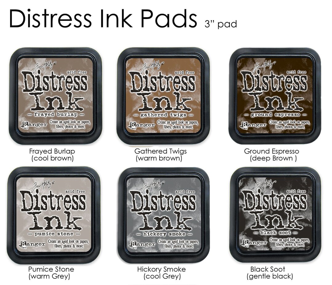 Distress Ink Pads by Tim Holtz 3" - Etsy