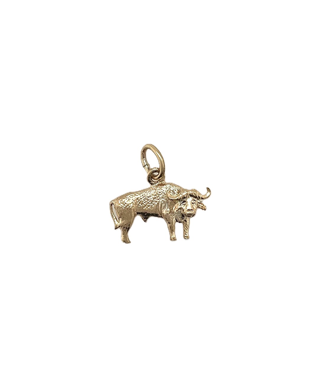 9k Gold (european) "spanish" Bull Charm/pendant - Etsy