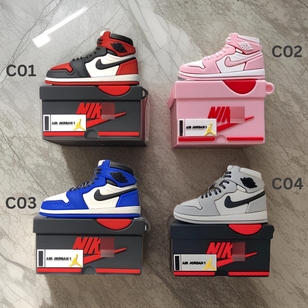 Sneaker Shoe Box Design AirPod Case Custom AirPod Case for Gen 1/2/3 ...