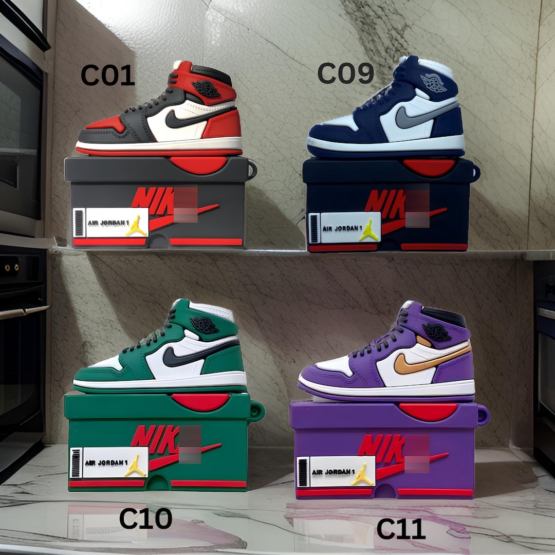Sneaker Shoe Box Design AirPod Case Custom AirPod Case for Gen 1/2/3 ...