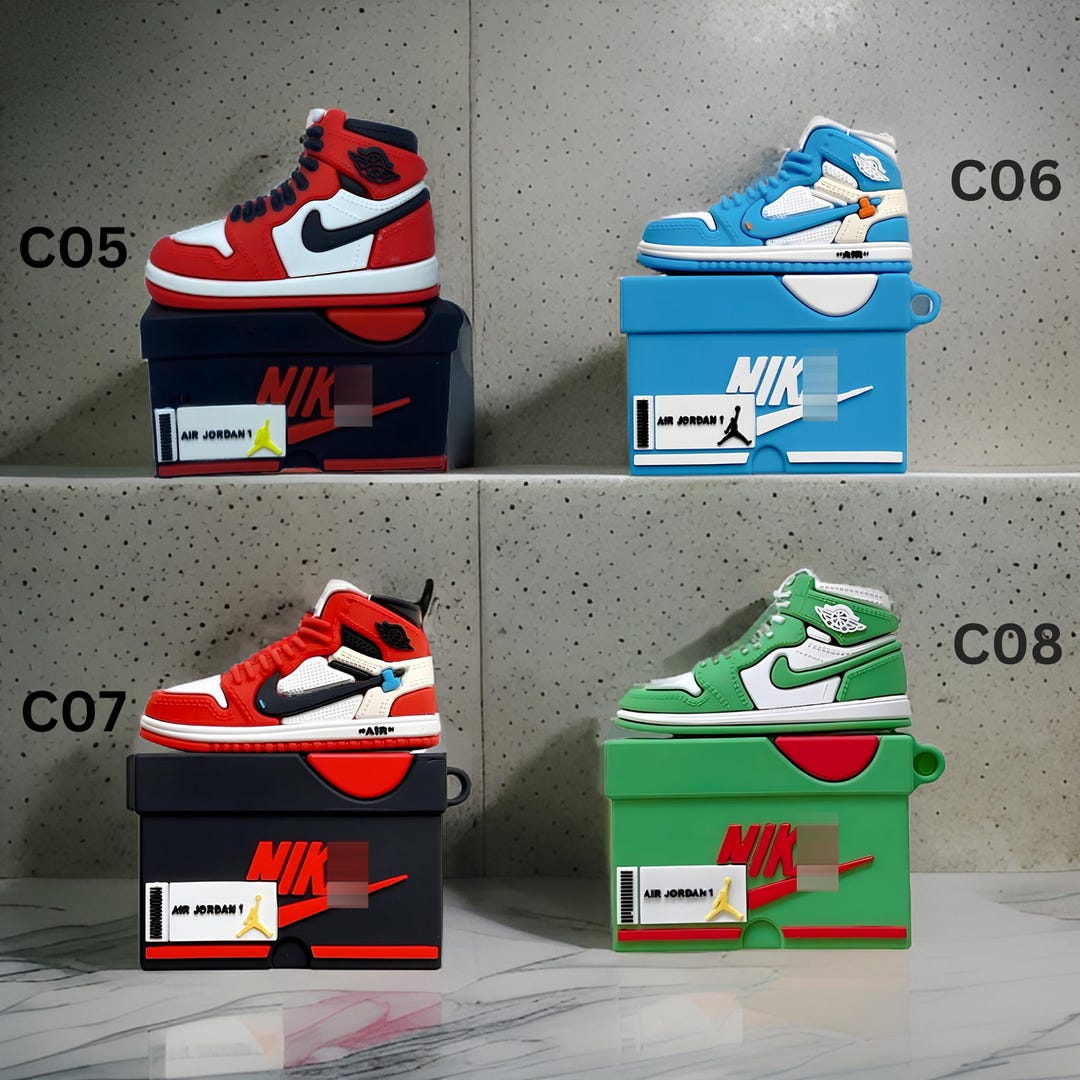 Sneaker Shoe Box Design AirPod Case Custom AirPod Case for Gen 1/2/3 ...