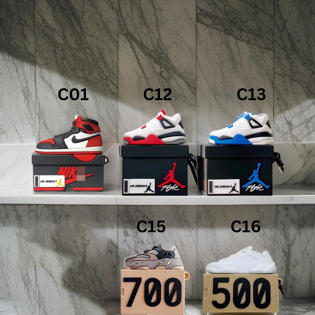 Sneaker Shoe Box Design AirPod Case Custom AirPod Case for Gen 1/2/3 ...