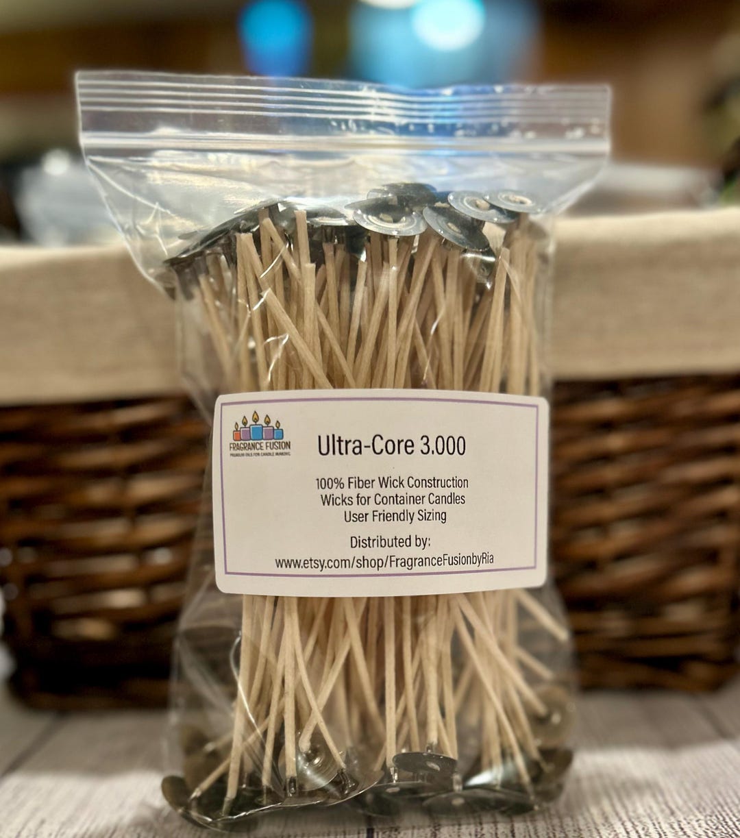Ultra Core by Fil-tec Fiber Wick 6" Container Candle Wick Size 3.000 - Etsy