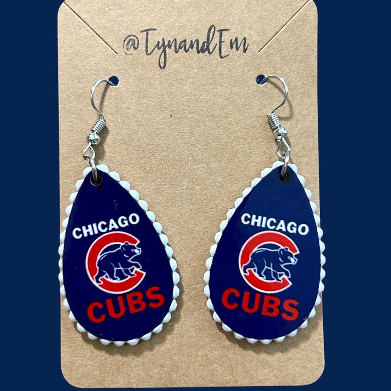 Chicago Cubs Jewelry - Etsy