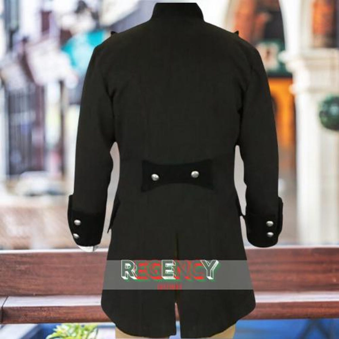 Custom Made Blackbeard Pirate Coat – Buccaneer Halloween Costume ...