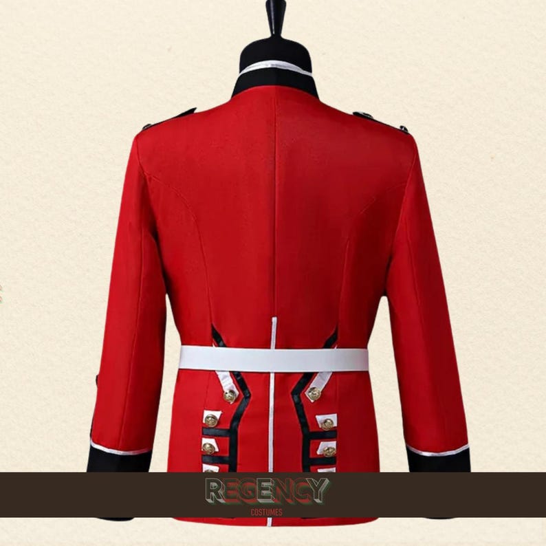British Uniform Royal Guard Soldier Costume Mens Military Dress ...