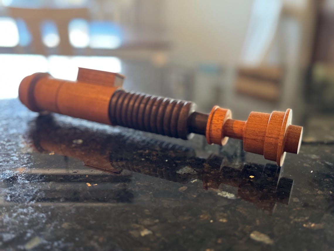 Wood Lightsaber - Etsy