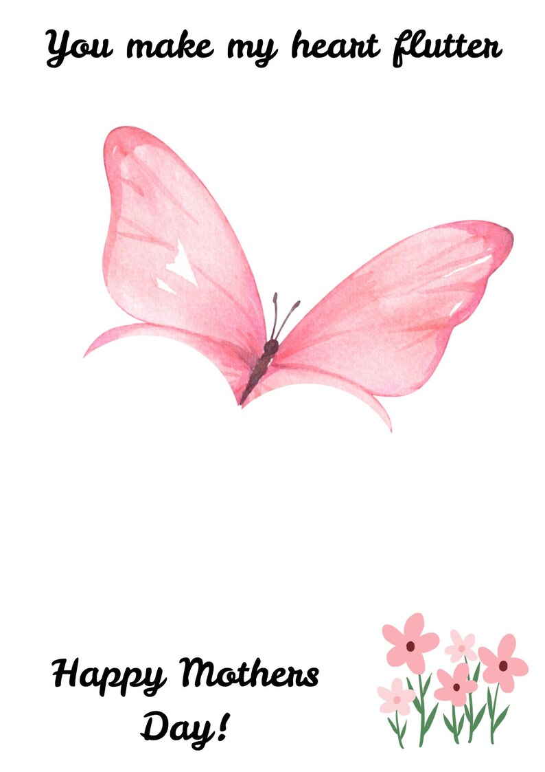 Mothers Day Butterfly Print - Etsy